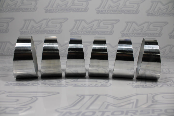 3.5" Aluminum Pie Cuts, 1.5D Loose Radius, 2.0MM Wall- 6 pack (90° Tot ...